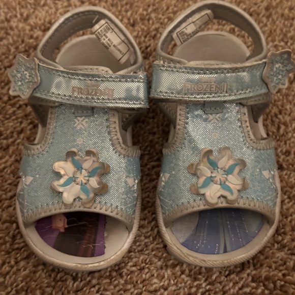 Disney | Shoes | Disney Frozen 2 Elsa Anna Sandals | Poshmark
